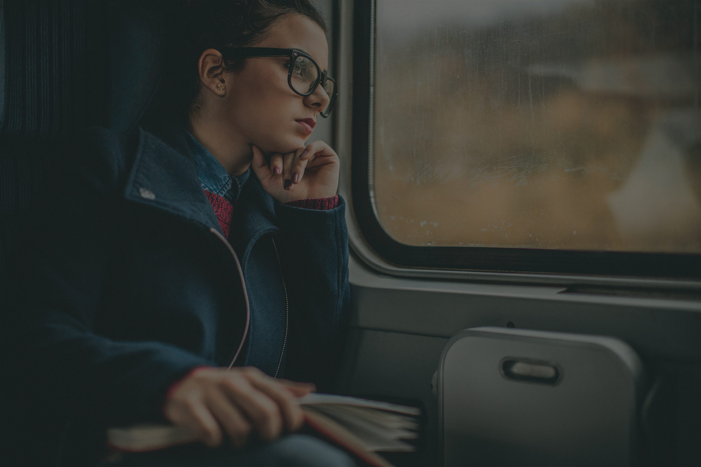 Girl Riding a Commuter Rail Train - Is it Just Me | Is it Just Me